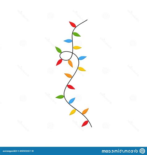 Christmas String Lights Vector At Collection Of Christmas String Lights Vector
