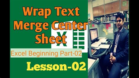 How To Learn Excel Wrap Text Merge Center Sheet In Bangla Youtube