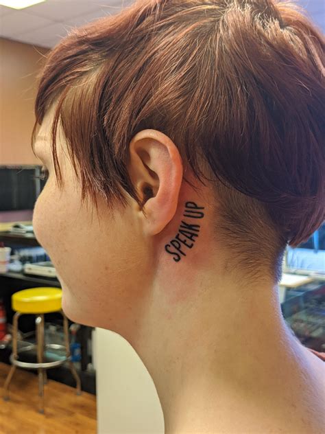 Social Worker Partial Deafness Tattoo Done By Emily At Stay Gold