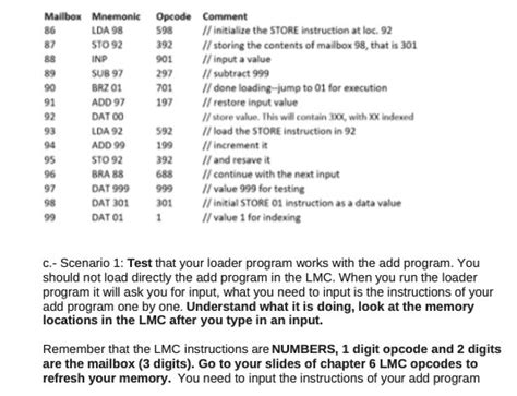 [solved] Mailbox Mnemonic Opcode Comment 86 Lda 98 598 Initialize The Course Hero