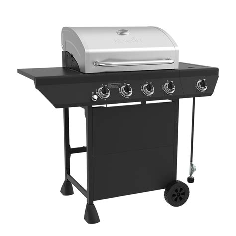 4 Burner Gas Grill In Black With Side Burner Nexgrill Canada