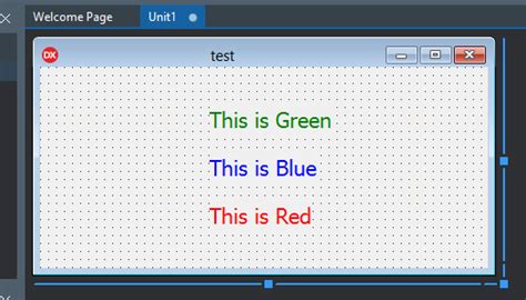 How To Allow Label Font Text Colors In Delphi Custom Styles Issue Stack Overflow