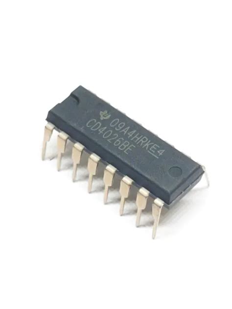 Cd4026be Cd4026 Ic 7 Segment Counter จำนวน 1ชิ้น Th
