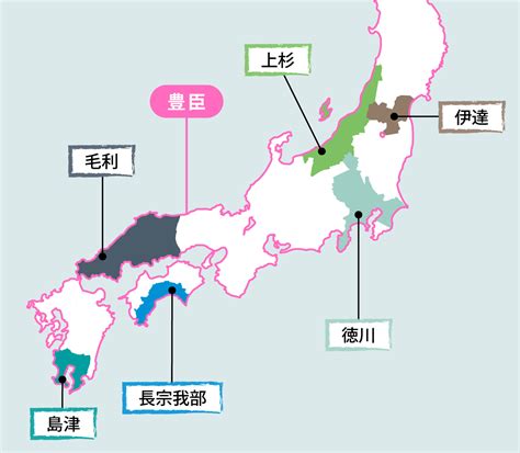 戦国時代勢力図 戦国武将一覧ホームメイト