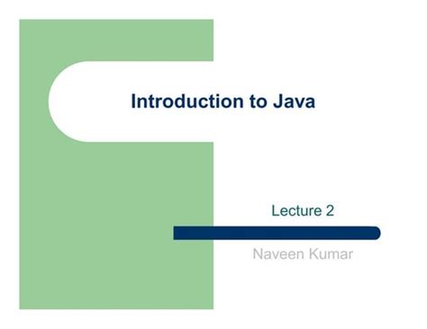 Presentation On Core Java Pptx
