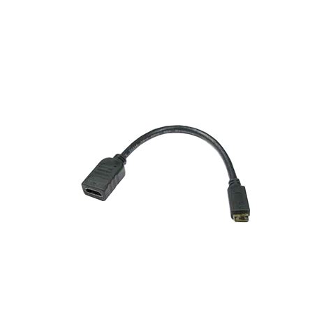 Cable, HDMI C (mini) to A (full sized), 8 Inch – ICS Controllers