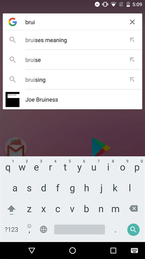 Android App Indexing Does Not Show Image Or Results Based On Email