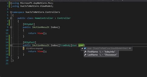 Post Data From Vuejs To Aspnet Core Using Axios Adeyinka Oluwaseun Doyin