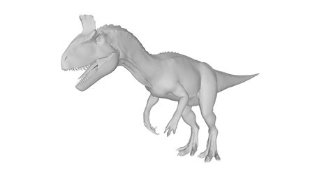 Free Obj File Cryolophosaurus 🦖・template To Download And 3d Print・cults