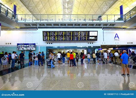 hong kong international airport terminal 1 arrival area editorial photography image of