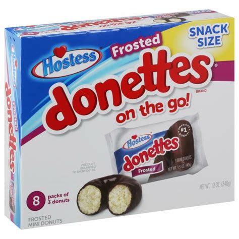 Hostess Donettes Frosted Donettes Donuts Snack Pack Same Day
