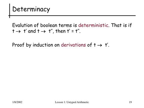 Ppt Lesson 1 Untyped Arithmetic Expressions Powerpoint Presentation