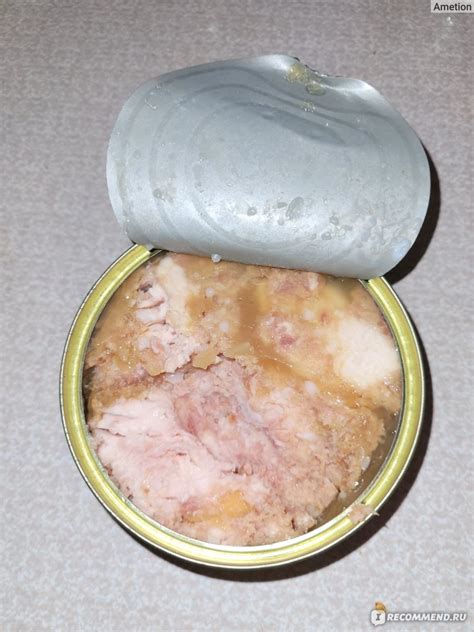 Консервы мясные Великолукский мясокомбинат "Ветчина" - «Много жира ...