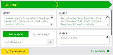 Cek Ongkir Jtr Jne Trucking Cargo Sicepat Deliveree