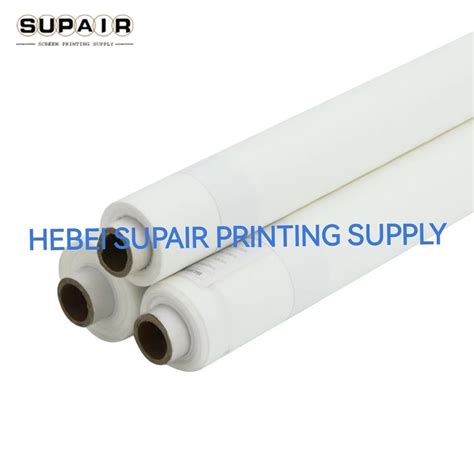 110 Screen Mesh 165cm 43t Screen Printing Mesh Polyester Bolting Cloth
