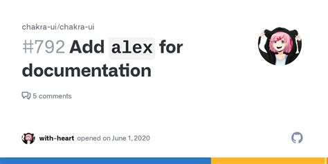 Add `alex` For Documentation · Issue 792 · Chakra Uichakra Ui · Github