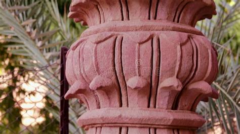 Ancient Hindu Temple Pillar Architecture From Different Angle At Day Stock Video Video Of