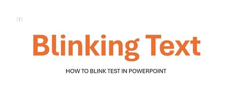 How To Blink Text In Powerpoint Easy Way
