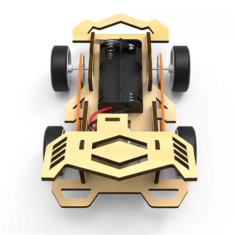 Rc Car Assembly Model Diy Kit Of Mdf Roboticsdna