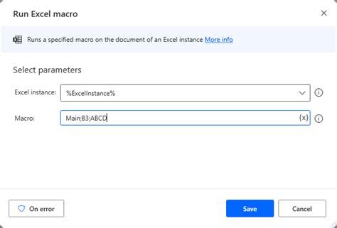 Run Excel Macro Actionpower Automate Desktop Kaizenpersonal Computer Work