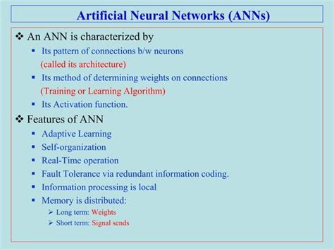 Artificial Neural Networks Supervised Learning Models Ppt