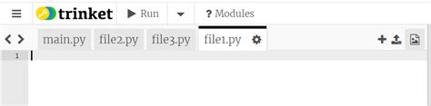 Python How To Rearrange Files In Trinket Stack Overflow