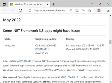 Microsoft Net Framework Error Windows 11