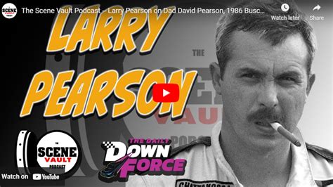 Sv Larry Pearson On Dad David Pearson 1986 Busch Series Comeback Title The Daily Downforce