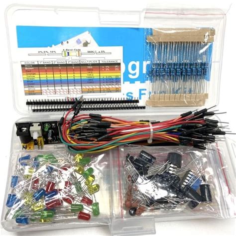 Jumper Wire Rgb Led For Arduino R3 Power Supply Module Diy Project Starter 830 Breadboard