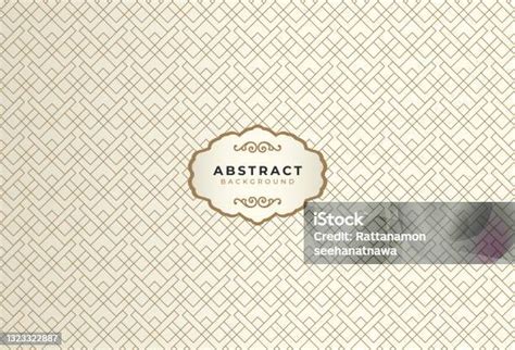 고급 골드 라인 패턴 템플릿 추상적 인 배경 심플한 예술 디자인 황금 흰색 트렌디 한 패턴 그래픽 벽지 질감 포스터 카드 배너 벡터 일러스트레이션 0명에 대한 스톡 벡터