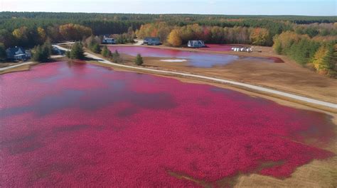 Puddle An Aerial View Of A Lined With Red Dye Backgrounds Psd Free
