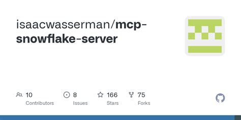 Github Isaacwassermanmcp Snowflake Server