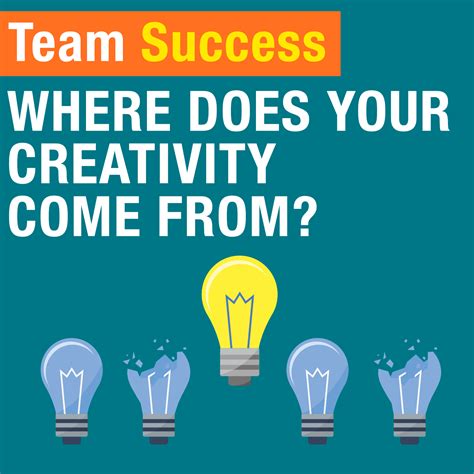 Where Does Your Creativity Come From Your Team Success