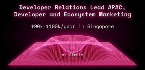 Web3 Developer Relations Lead Apac Developer And Ecosystem Marketing 90k 100k In Singapore