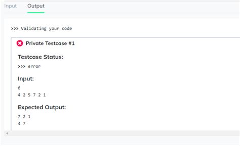 Wrong Private Test Case Guvi Geeks Network