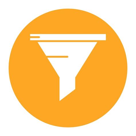 Premium Vector Funnel Vector Illustration