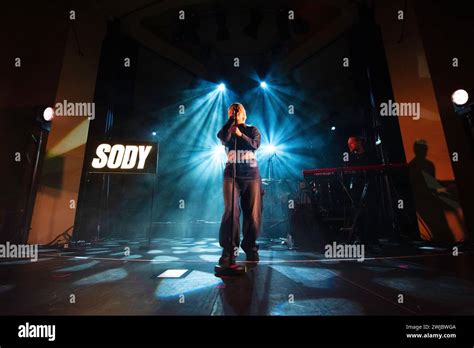 British Singer And Songwriter Sophie Dyson Aka Sody Performing Live In Berlin At The Metropol