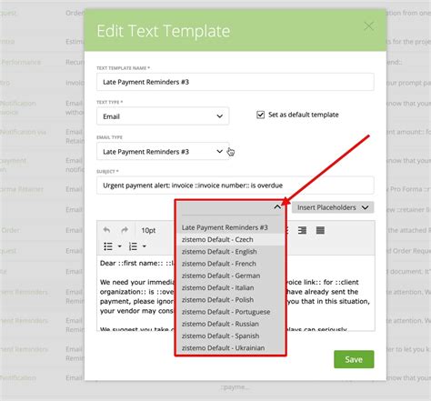 Payment Reminders Automatic And Manual Zistemo Knowledge Base