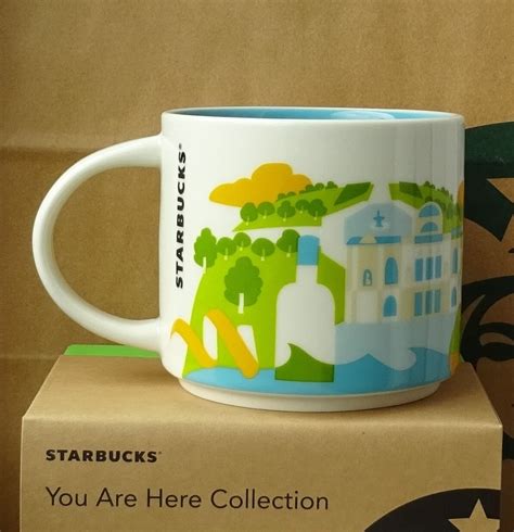 Starbucks City Mug Cup You Are Here Series Yah Angers France 14oz New