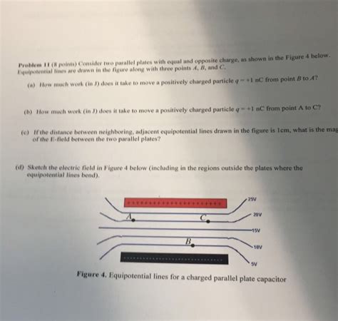 solved problem 11 8 points consider two parallel plates