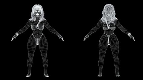 Curvy Brown Girl Naked And Clothed Blender Market