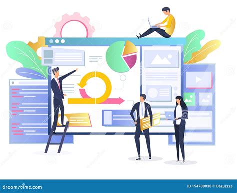 Agile Software Development Methodology Concept Vector Illustration