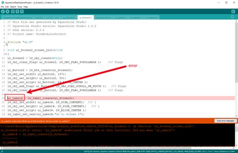 Ui Button1 Undeclared Arduino Compiler Throws This Error After
