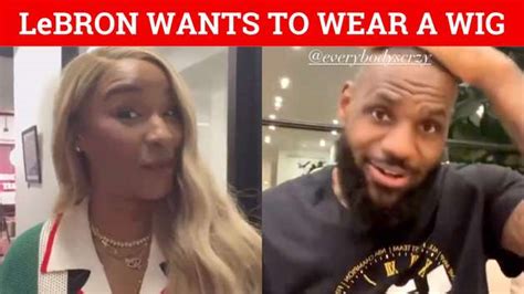 Lebron James Tells His Wife Savannah He Wants To Wear A Wig And She Reacts Marca Tv English