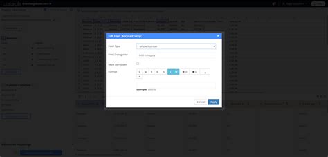 Data Mapper Field Types DataRails