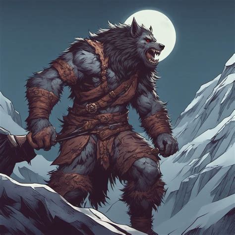 Fantasy Werewolf 2 By Gulfhound Ai On Deviantart