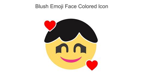 Blush Emoji Face Colored Icon In Powerpoint Pptx Png And Editable Eps Format Ppt Sample