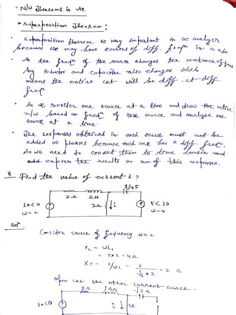 Network Theorems Ac Notes Pdf