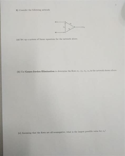 Solved Consider The Following Network A Set Up A Chegg
