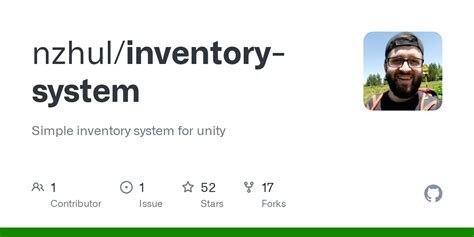 GitHub Nzhul Inventory System Simple Inventory System For Unity